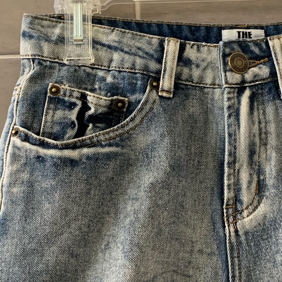 THE ROCK N REV | Shorts | Ana Corrine Butterfly Embroidered Denim ...